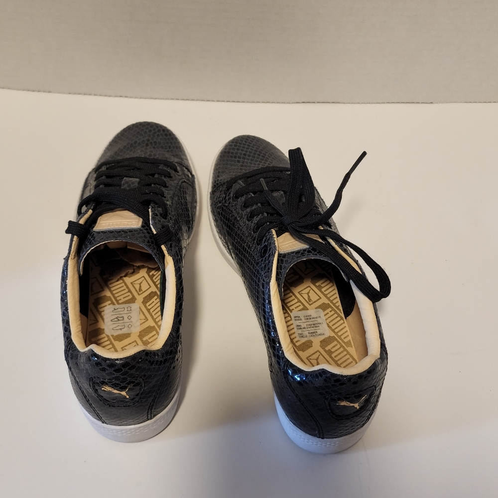 Puma Black Snake Skin Match Sneakers - Gem